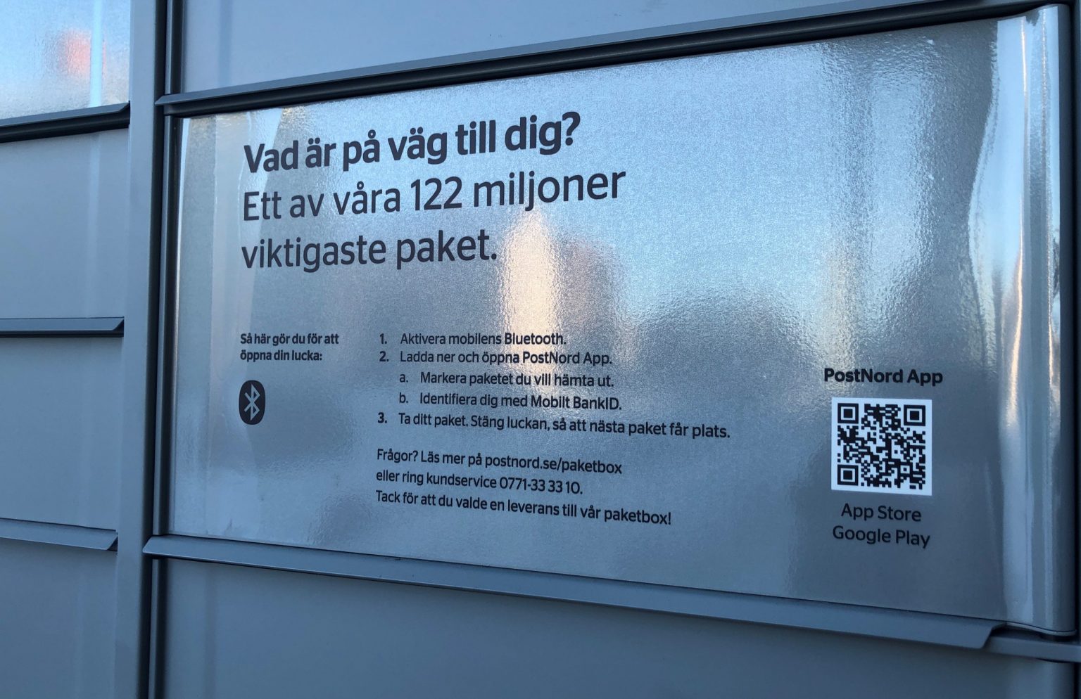 PostNords första paketboxar finns nu på Varvet - Galären